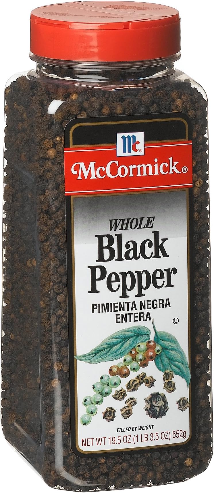 Amazon.com : McCormick Pepper, Black Whole, 19.5-Ounce Units (Pack of 2 ...