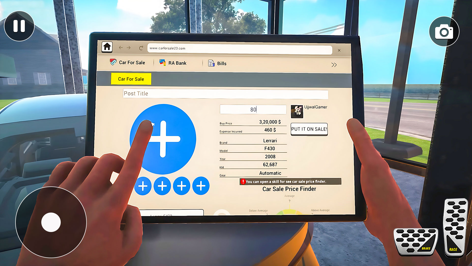 Car for Sale Simulator Game Buy, Sell, Trade, Upgrade, Cars - Amazon ...