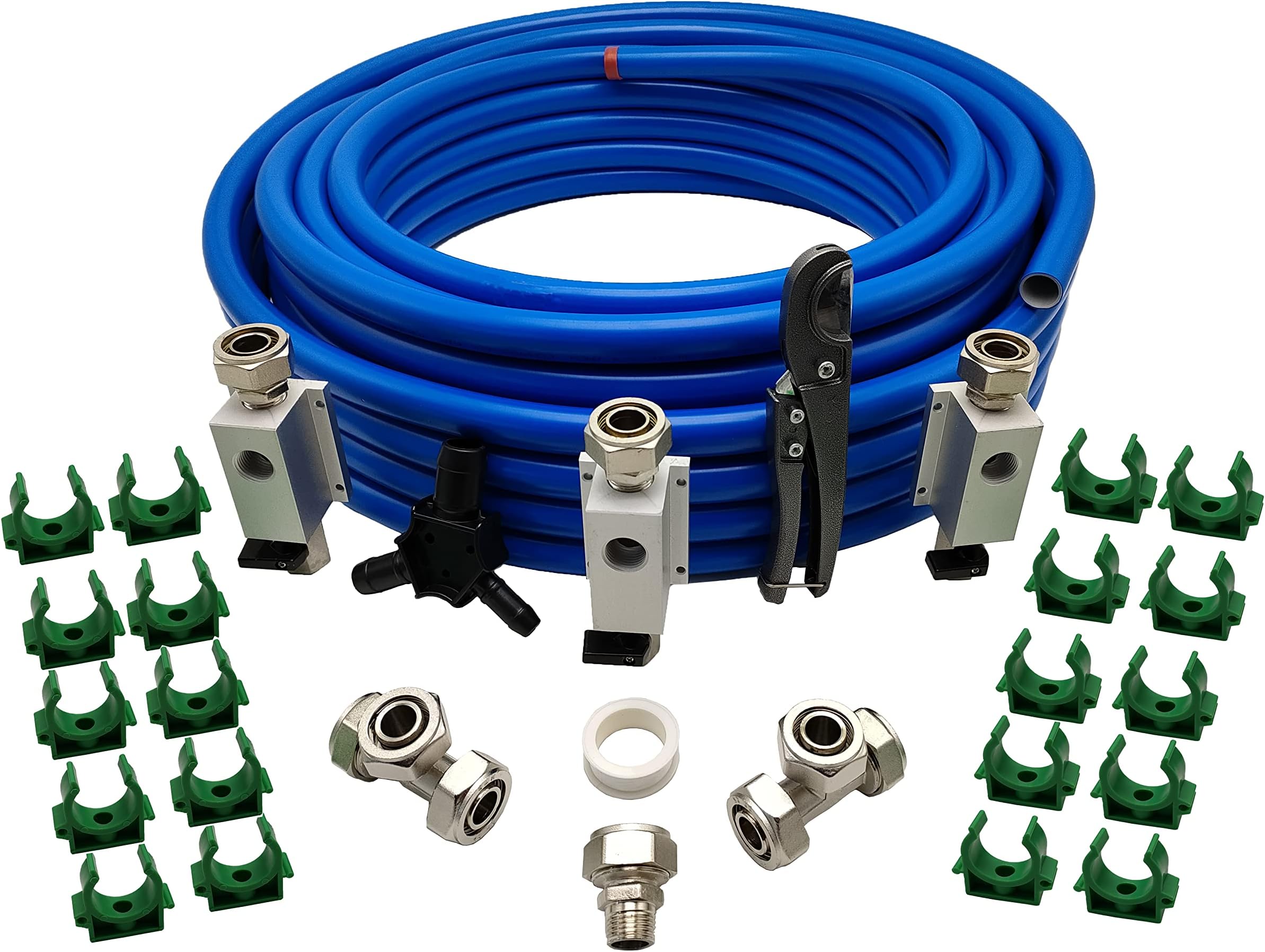 RAPIDAIR FASTPIPE F28070 3/4" Fastpipe Master Kit, 90', 3/4", Blue ...