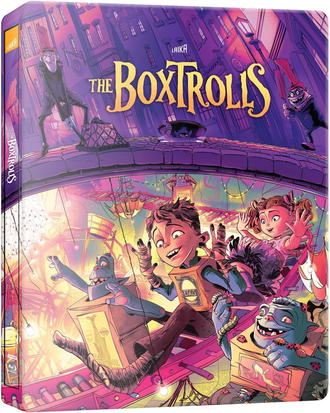 The Boxtrolls (4K UHD Limited Edition Steelbook) [Blu-ray] [Region B ...