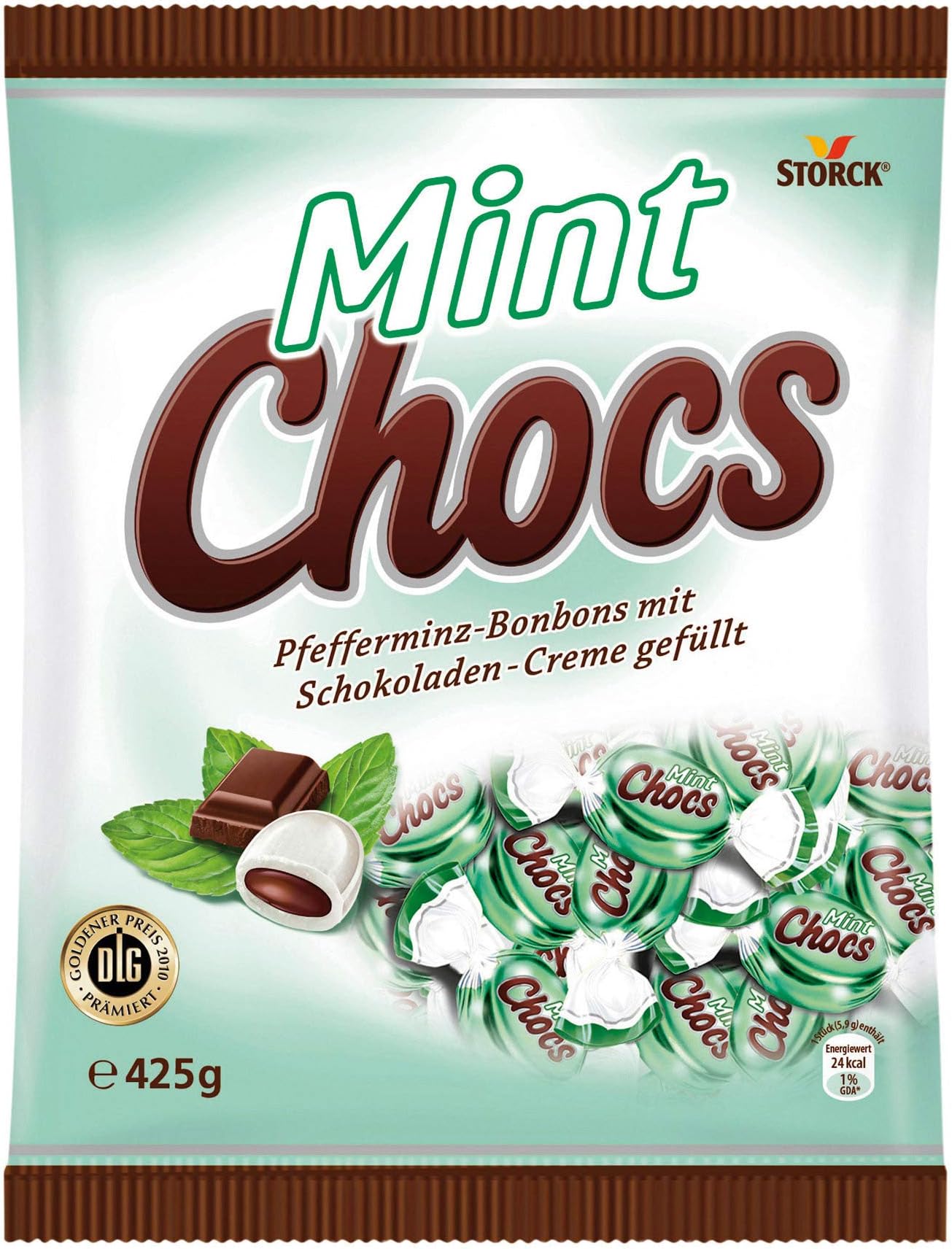 Amazon.com : Storck Mint Chocs 425g : Candy And Chocolate : Grocery ...