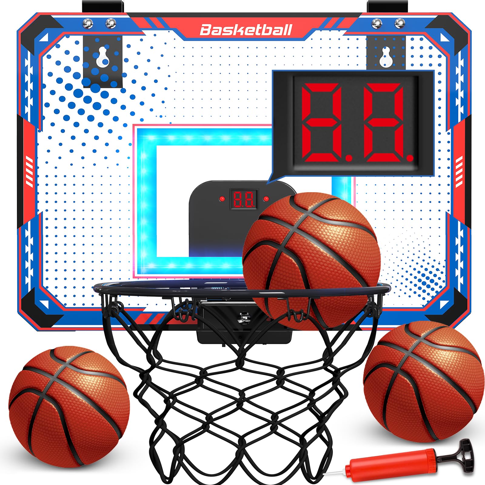 Amazon.com: GMAOPHY Basketball Hoop Indoor for 5 6 7 8 9 10+ Year Old ...