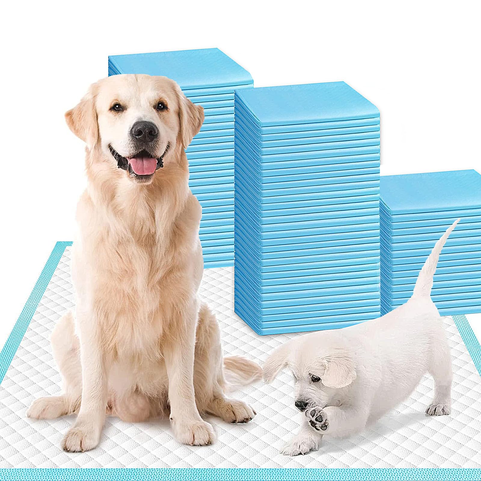 100pcs Pet Training Pads Leak-Proof and Super Absorbent Dog Pee Pads ...