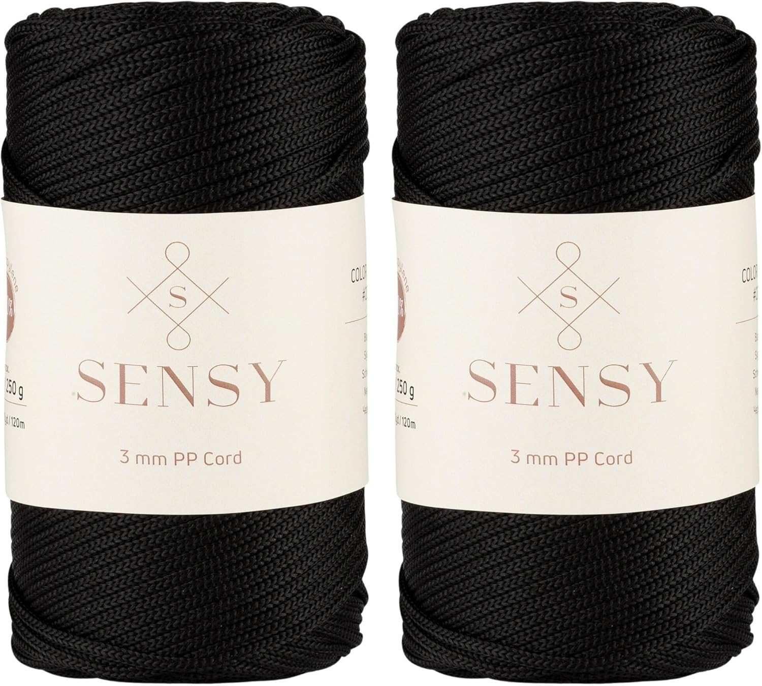 Amazon.com: Sensy Premium 3mm 131 Yards Polyester Rope 100% ...