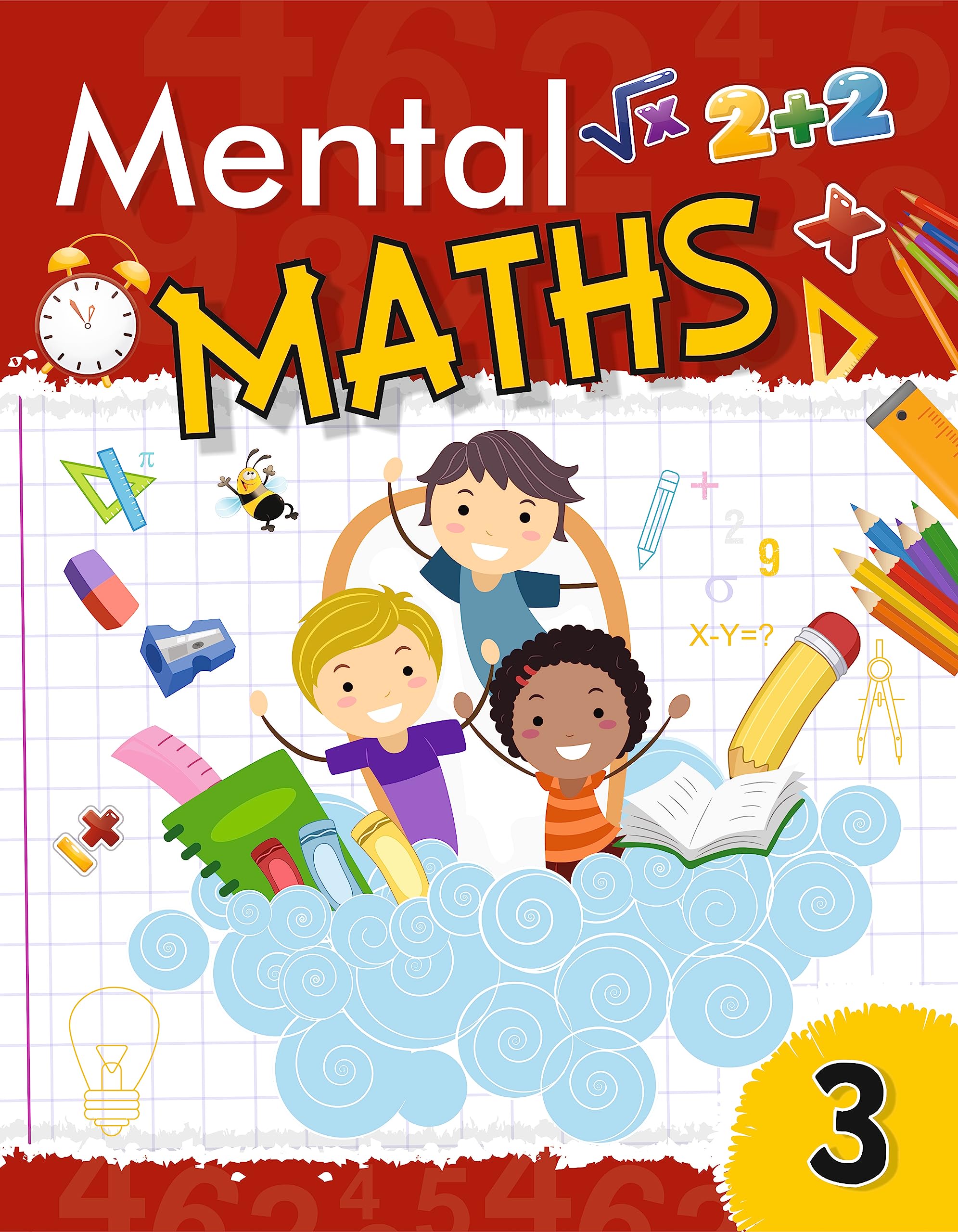 GOLDEN MINDS Mental Maths Level 3 Workbook for Kids - Fun Math Practice ...