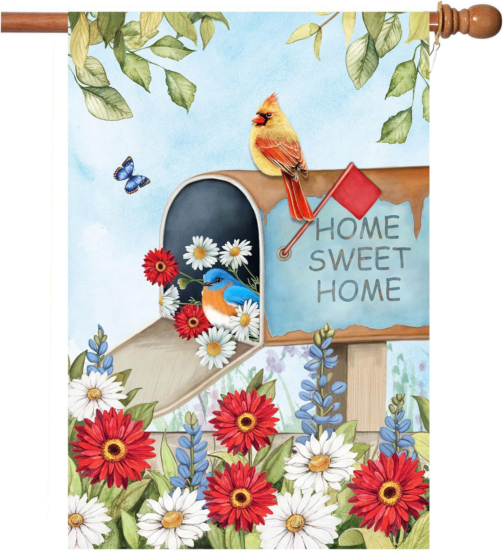 Amazon.com : Flagmax Hello Spring Flag,Spring Garden Flag Welcome ...