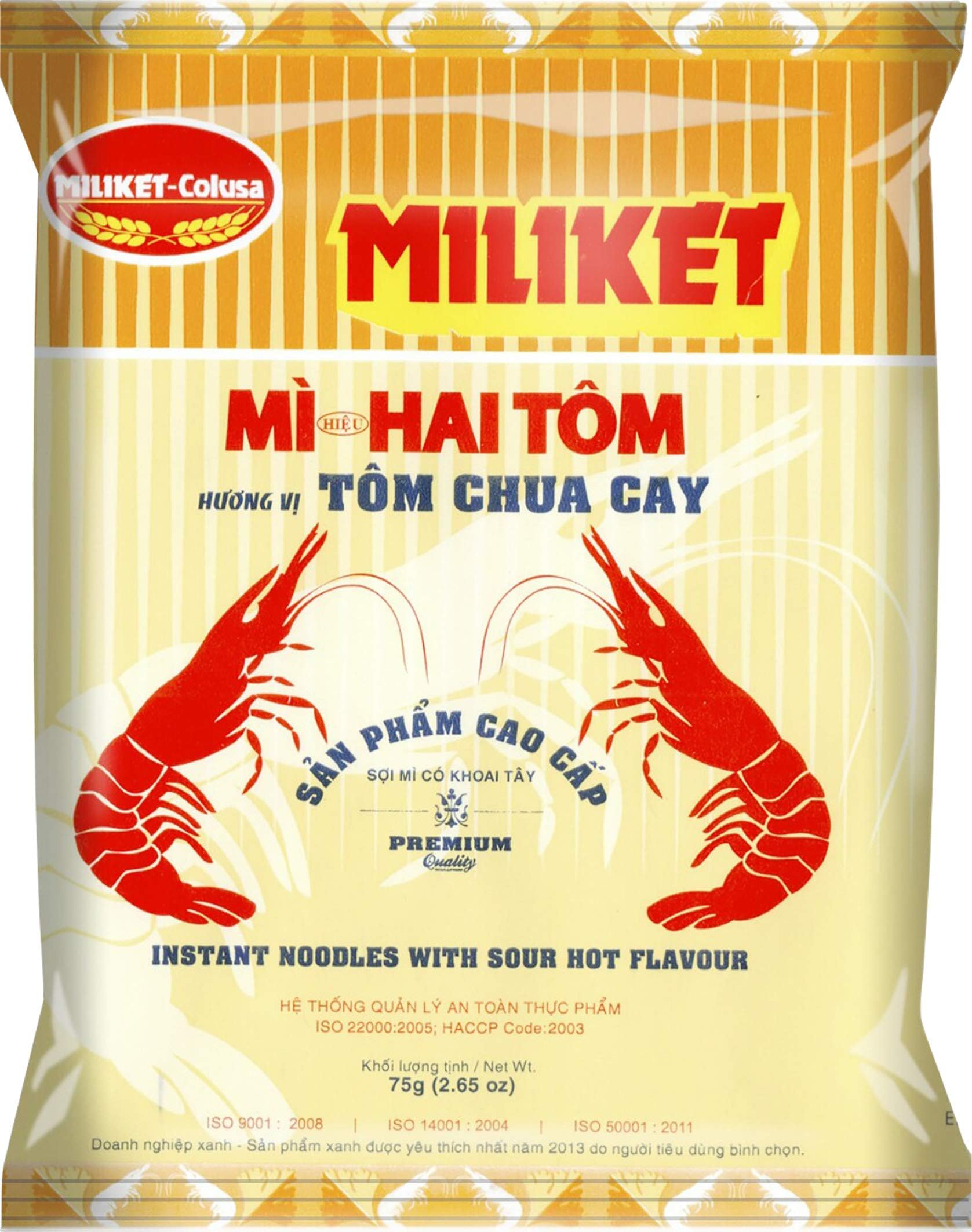 Amazon.com: Miliket-Colusa Vietnam Instant Ramen Noodles - Sour Hot ...