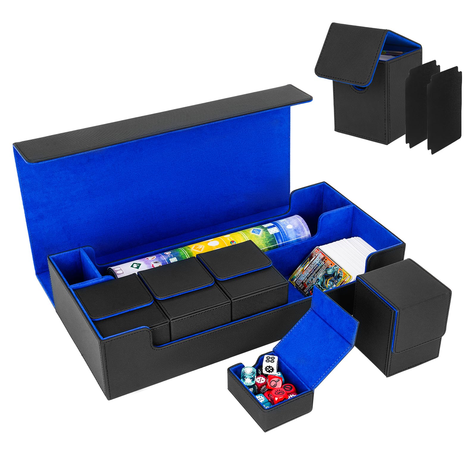 Amazon.com: LEFOR·Z 6 in1 Card Deck Box Set,X-Large Premium Card Game ...