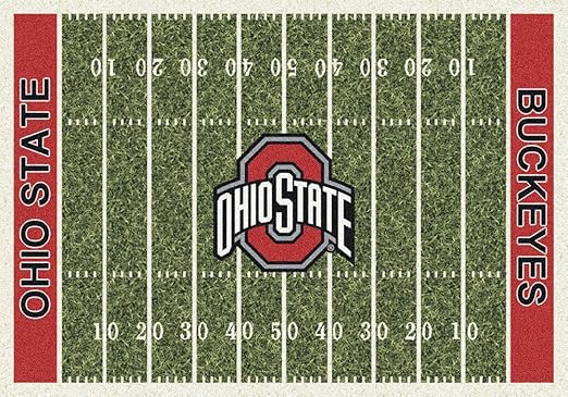 Amazon.com: Ohio State Buckeyes 7 8" x 10 9" NCAA Home Field Area Rug ...