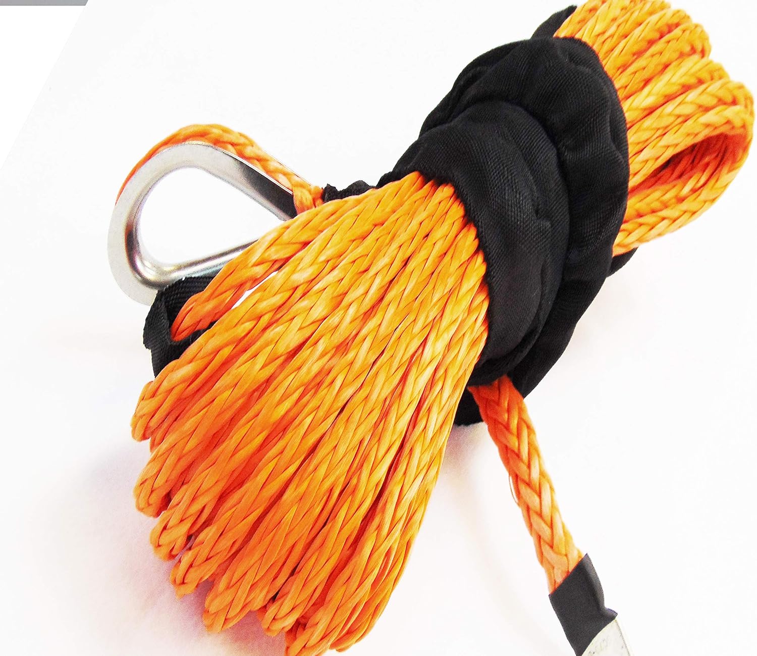 Amazon.com: Jutemill 3/8" X 50 feet Synthetic Winch Rope, 3/8-50' Cable ...