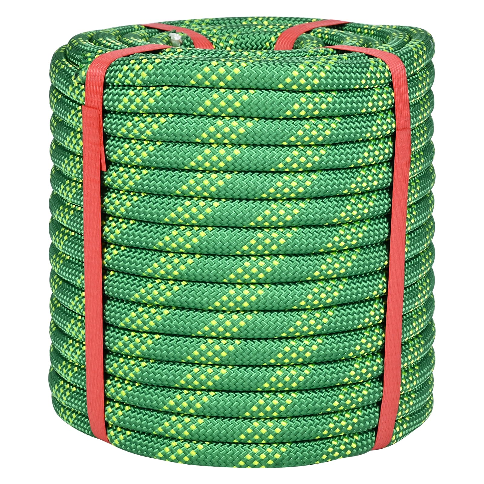 Amazon.com: 1/2 Inch Climbing Rope 100 Ft Green - 48 Strands Tree ...