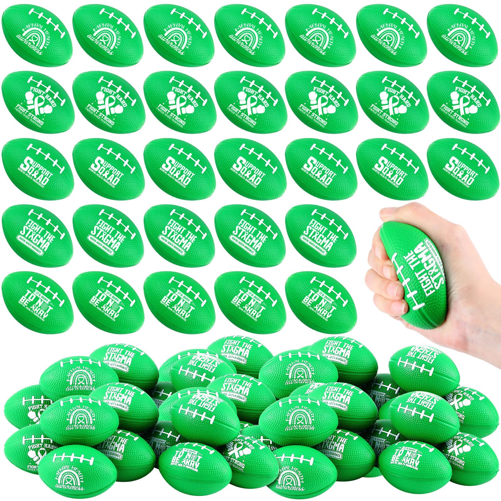 Amazon.com: Wettarn 50 Pcs Big 3.54 Inch Mental Health Awareness ...