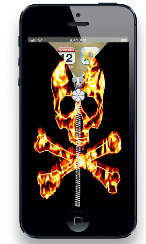new fiery skull screen lock - App on Amazon Appstore