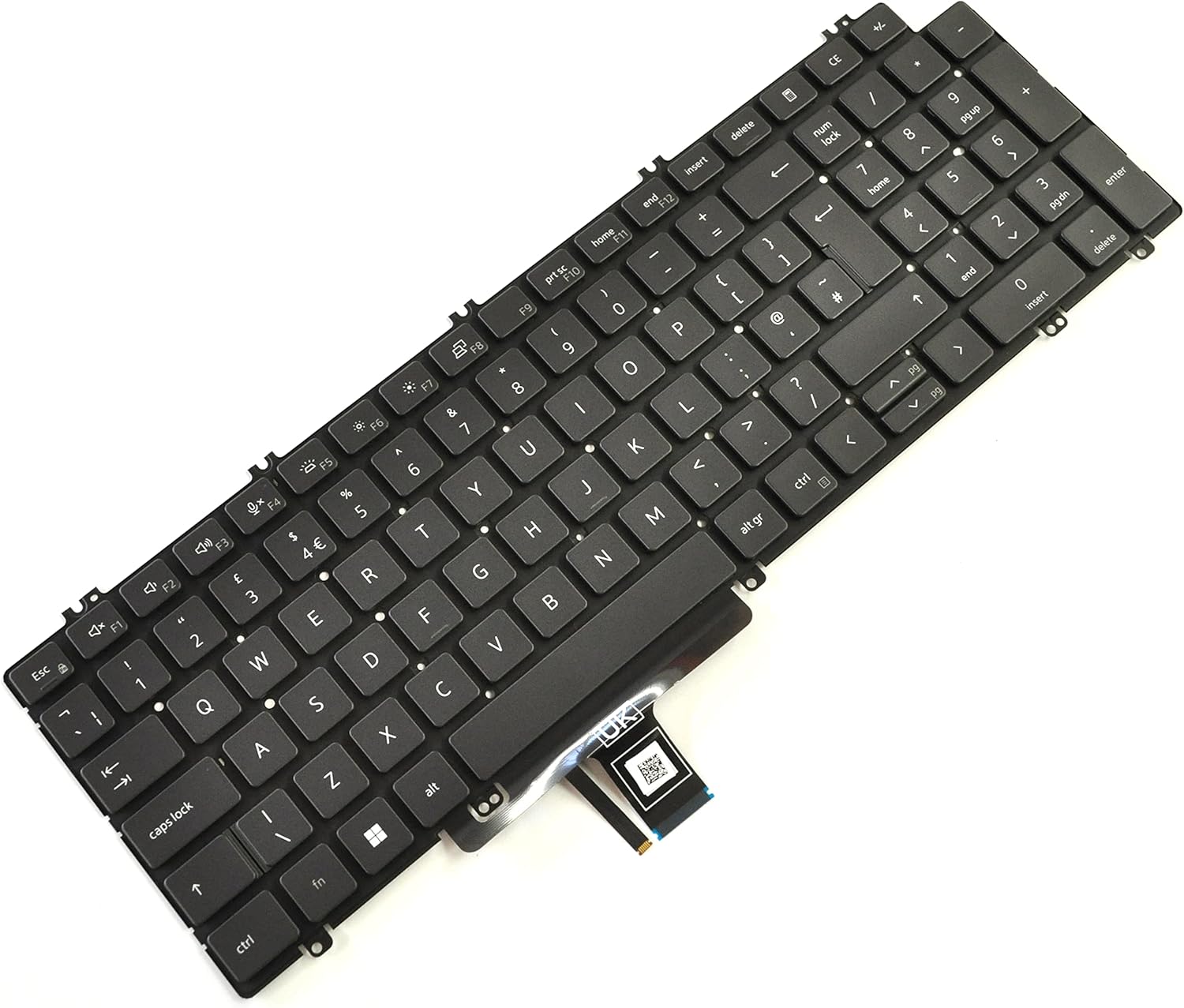 Dell UK-ENGLISH QWERTY Backlit Keyboard Latitude 5520 Precision 3560 ...