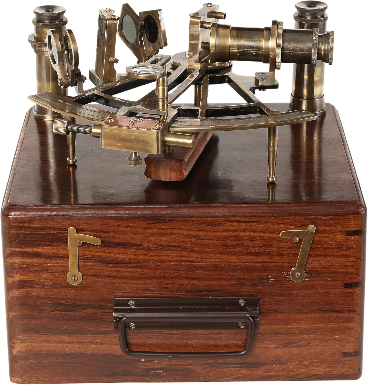 8 » Maritime Antiques Marine Captain Sextant con caja de madera. – Yaxa ...