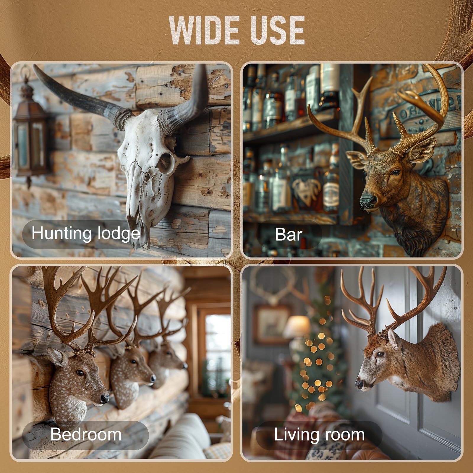 Snapklik.com : Mount Skull Hanger, Skull Mount For Hanging Deer Mule ...