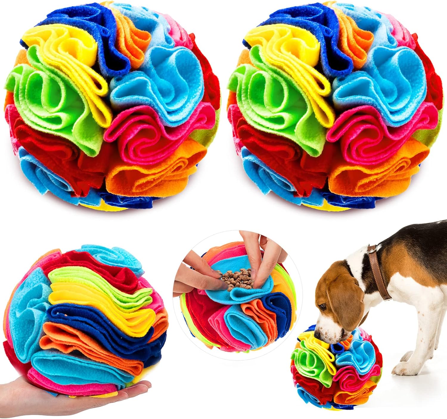 Amazon.com : Riakrum 2 Packs 7.8 Inch Dog Toys Snuffle Mat for Dogs Pet ...