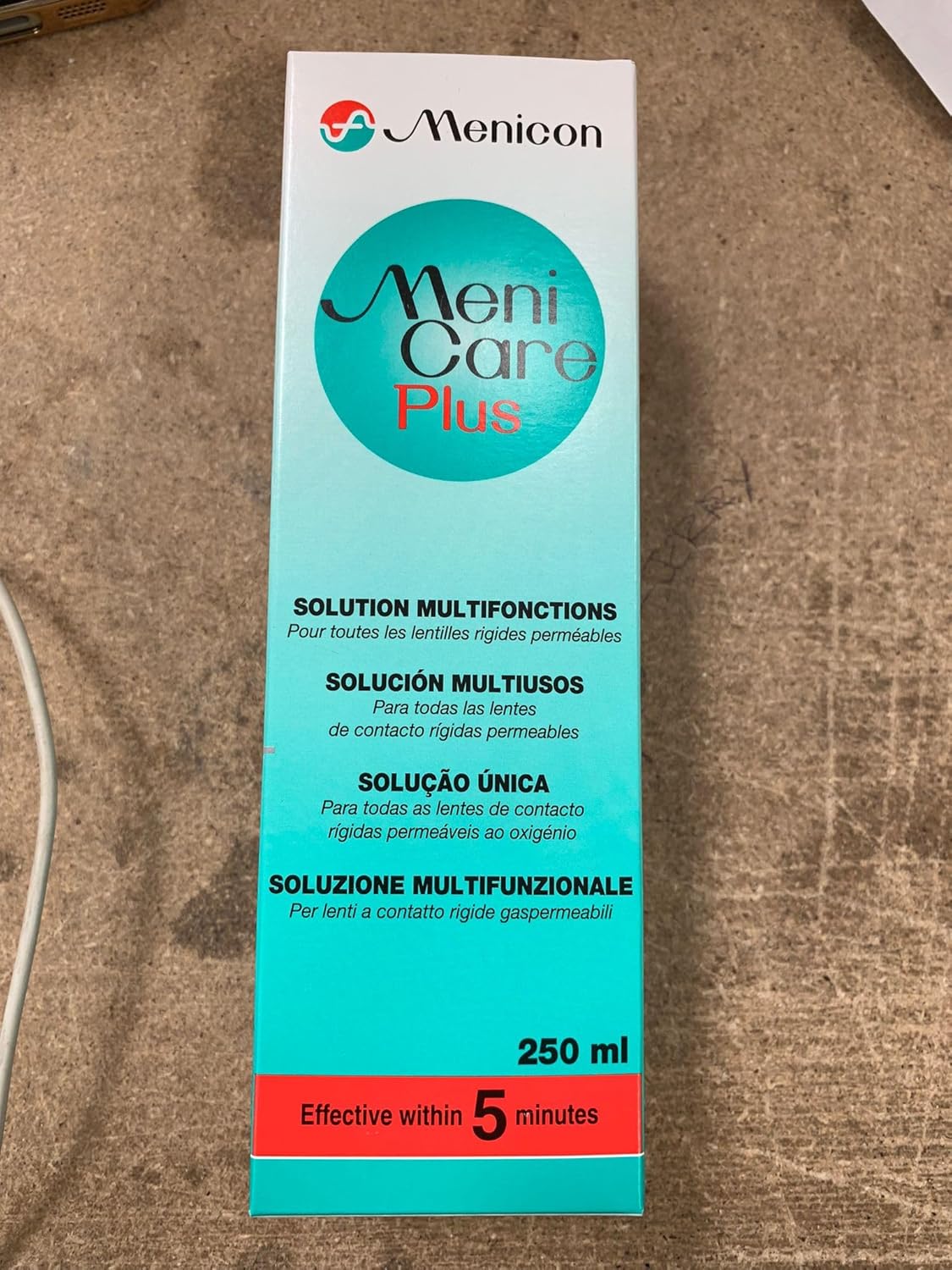 Menicare Plus Men's Rigid Lens Cleaner 250 ml : Amazon.co.uk: Health ...