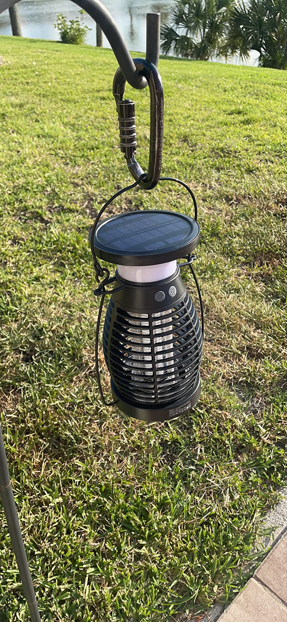 Amazon.com : Solar Bug Zapper Outdoor, Rechargeable Mosquito Zapper ...