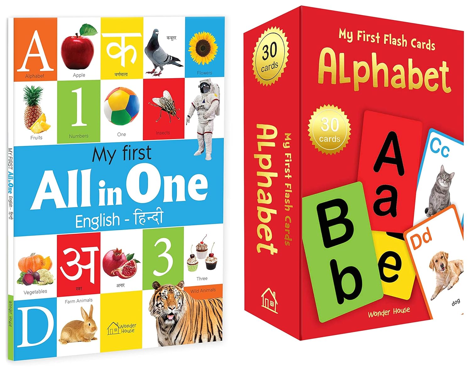 My First Flash Cards Alphabet: 30 Early Learning Flash Cards for Kids ...
