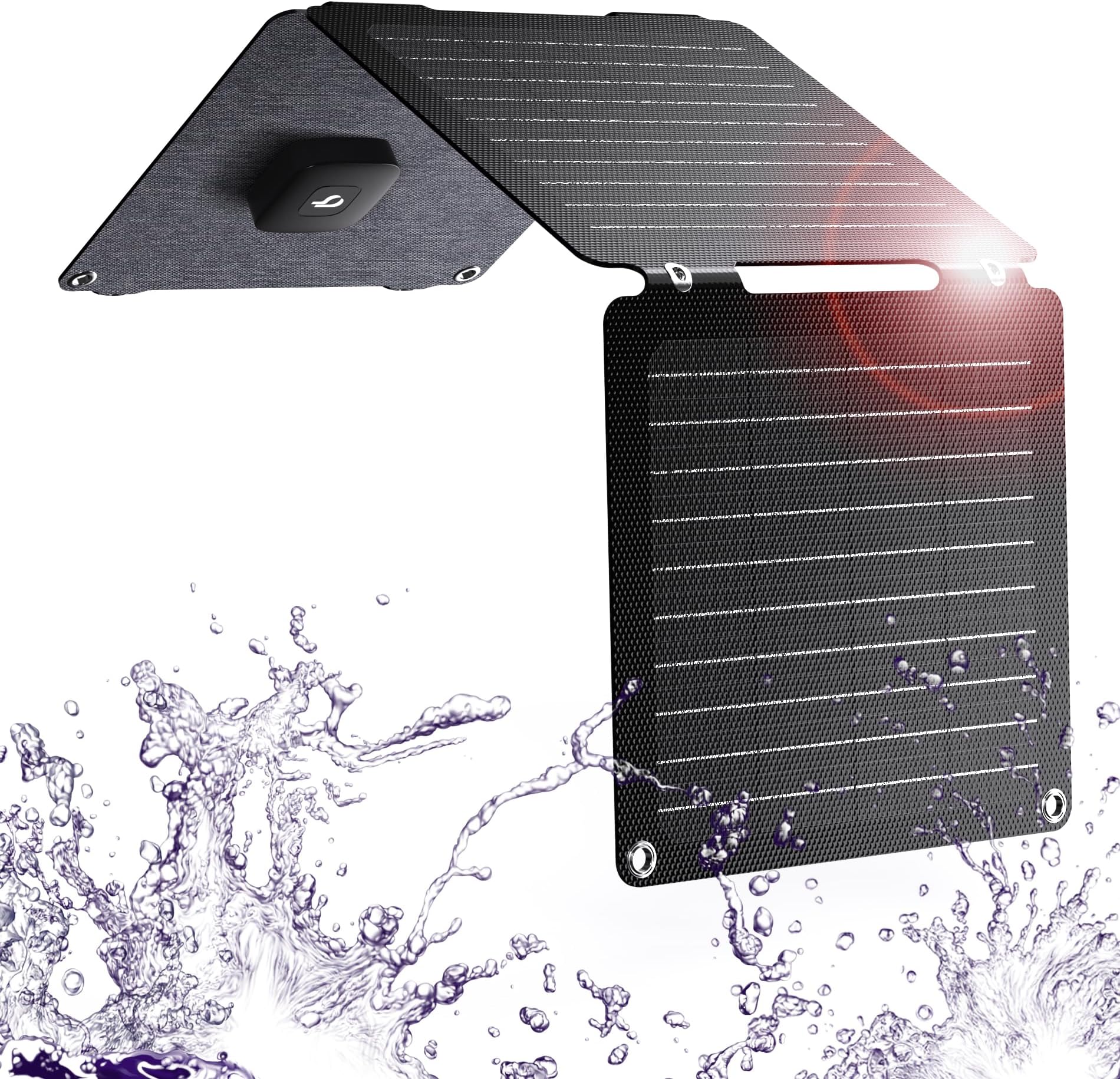 Amazon.com: BLAVOR 10W Portable Solar Charger(5V/2A Max), Small ...