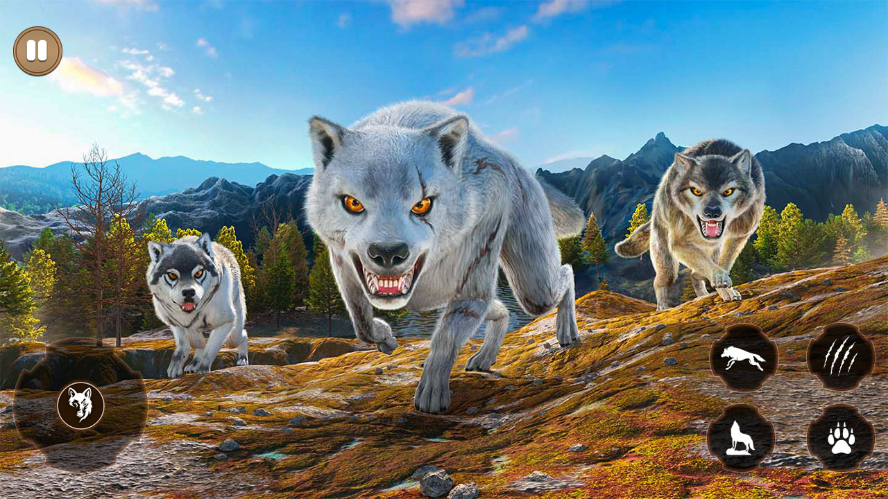 Wildcraft Animal Sim Games 3D: Wild Wolf Animal Shooting Games 3D - App ...