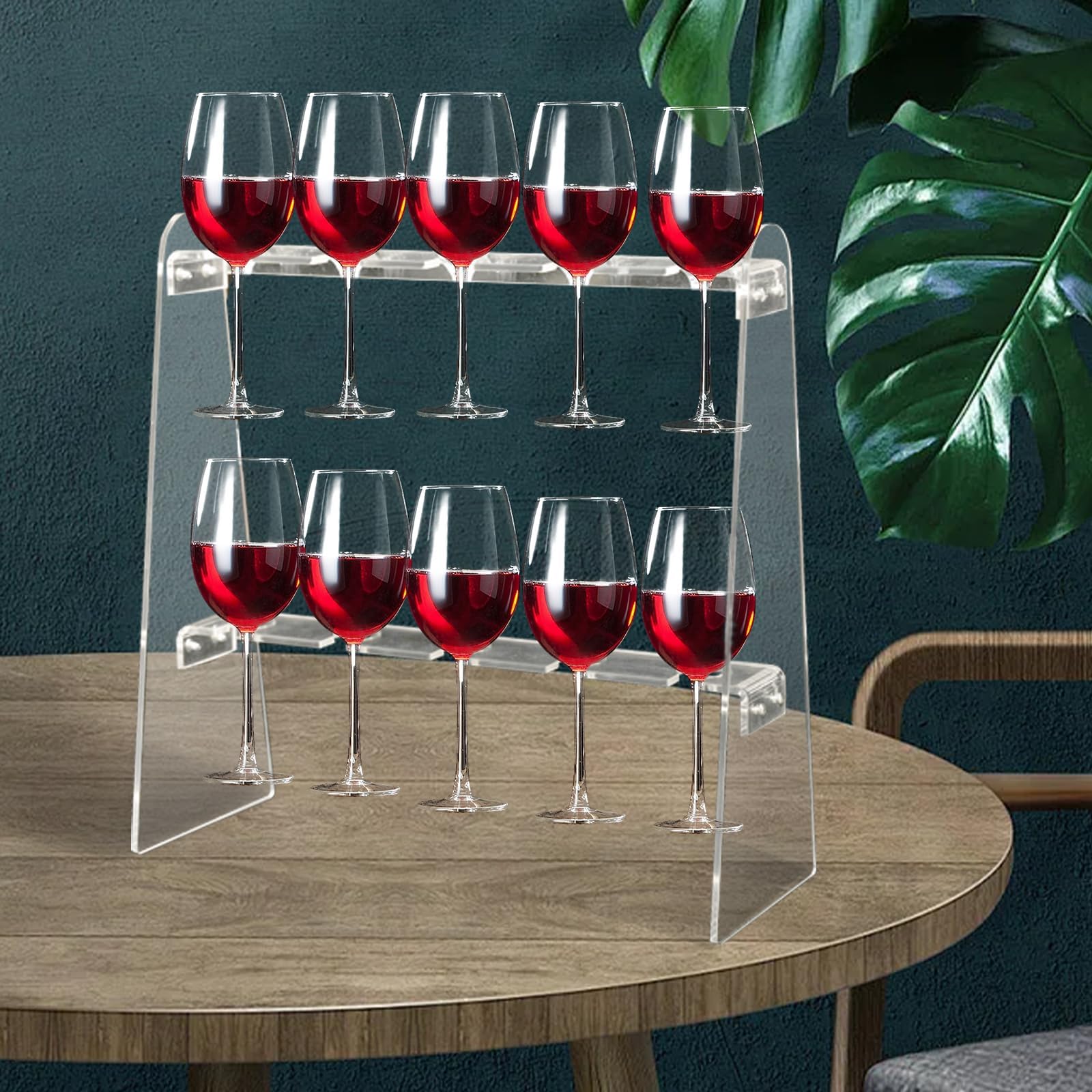 Amazon.com: NANAGIFTREE Champagne Wall Holder for Party, 2 Tier White ...