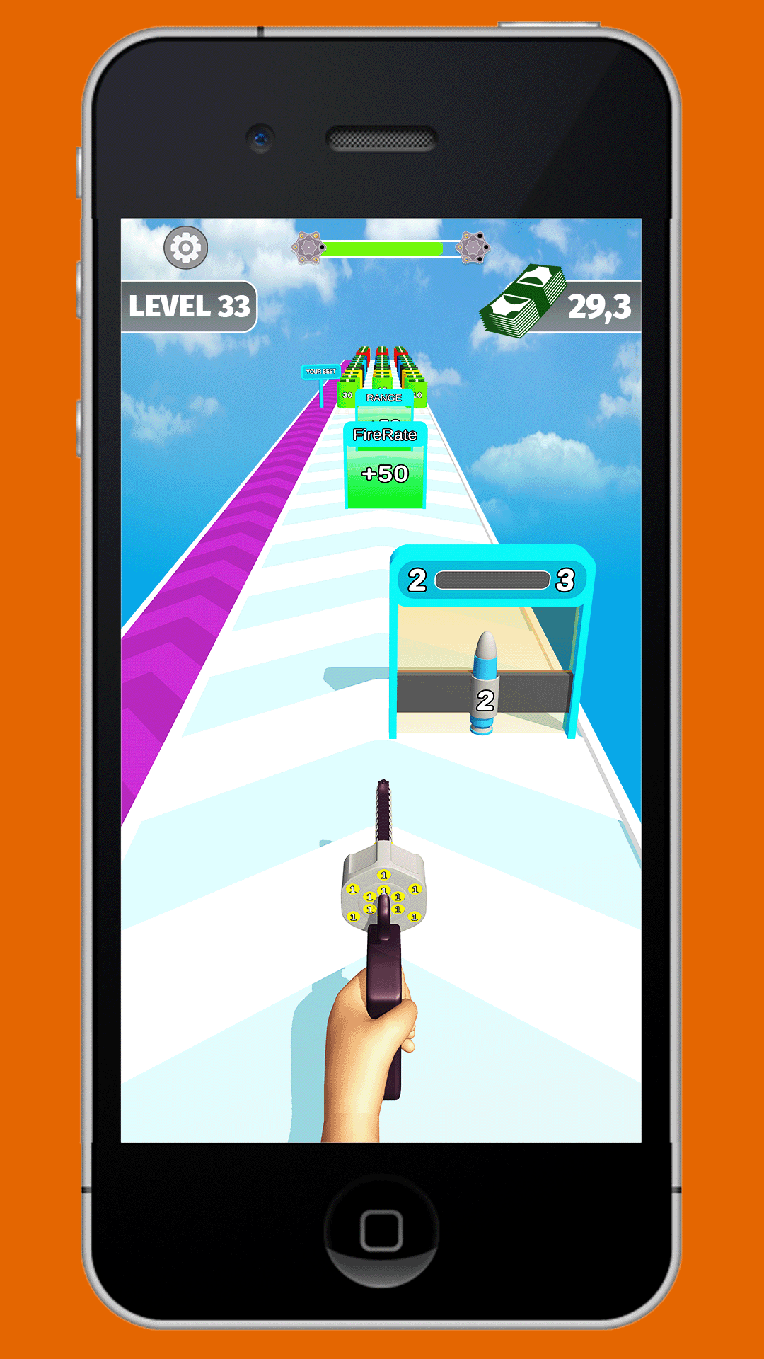 Revolver Race Bullet Shoot Gun Run Weapon Master 3D: Crazy Revolver ...