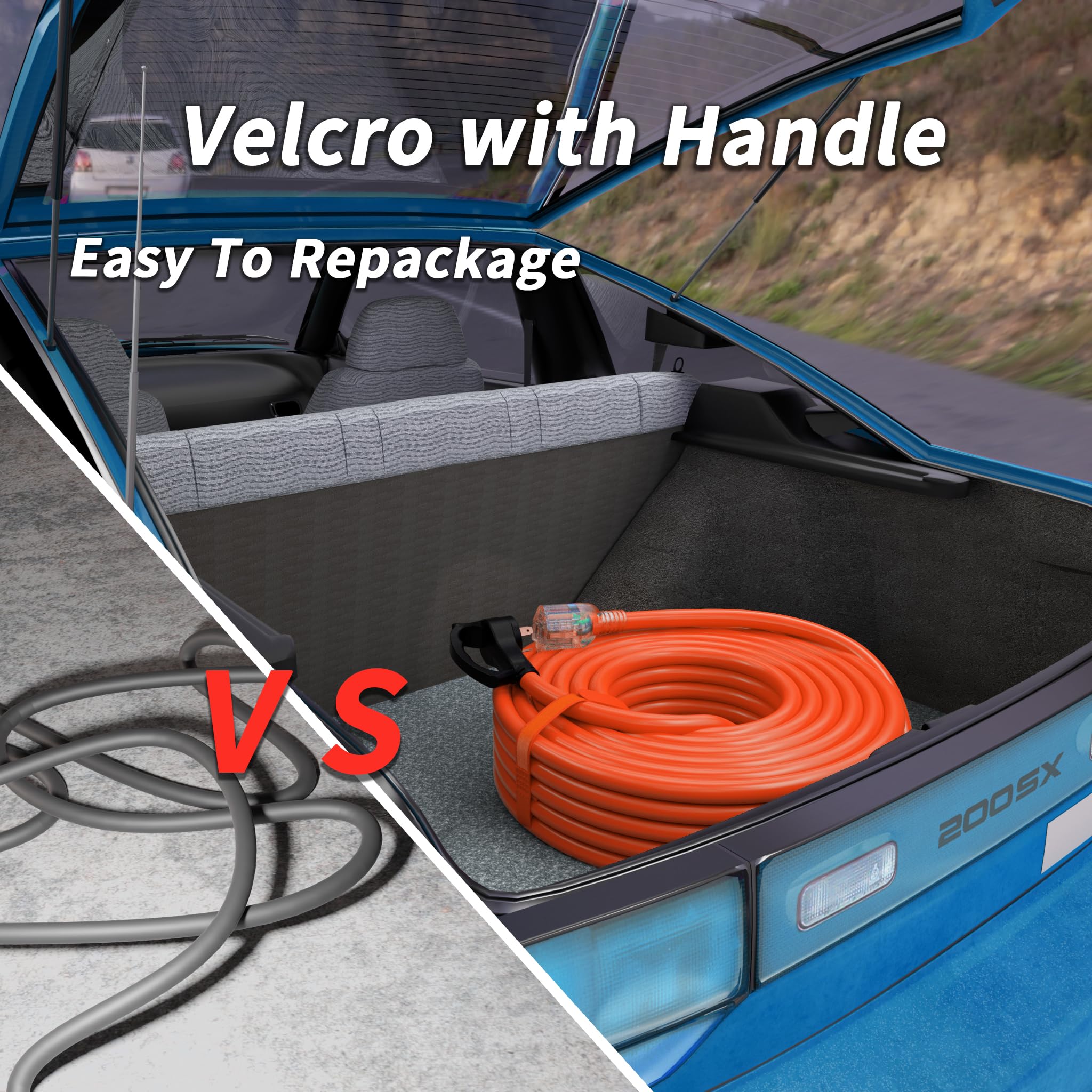 RV 30 Amp to 110 Adapter Cord Extension 50 FT, NEMA TT-30P to NEMA 5 ...