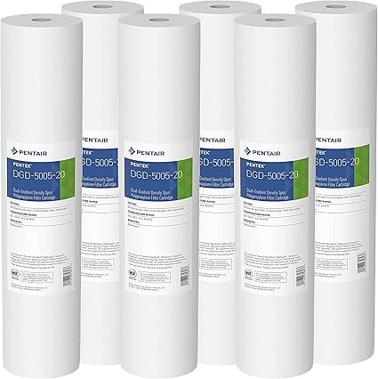 Pentair Pentek DGD-5005-20 Big Blue Sediment Water Filter, 20-Inch ...