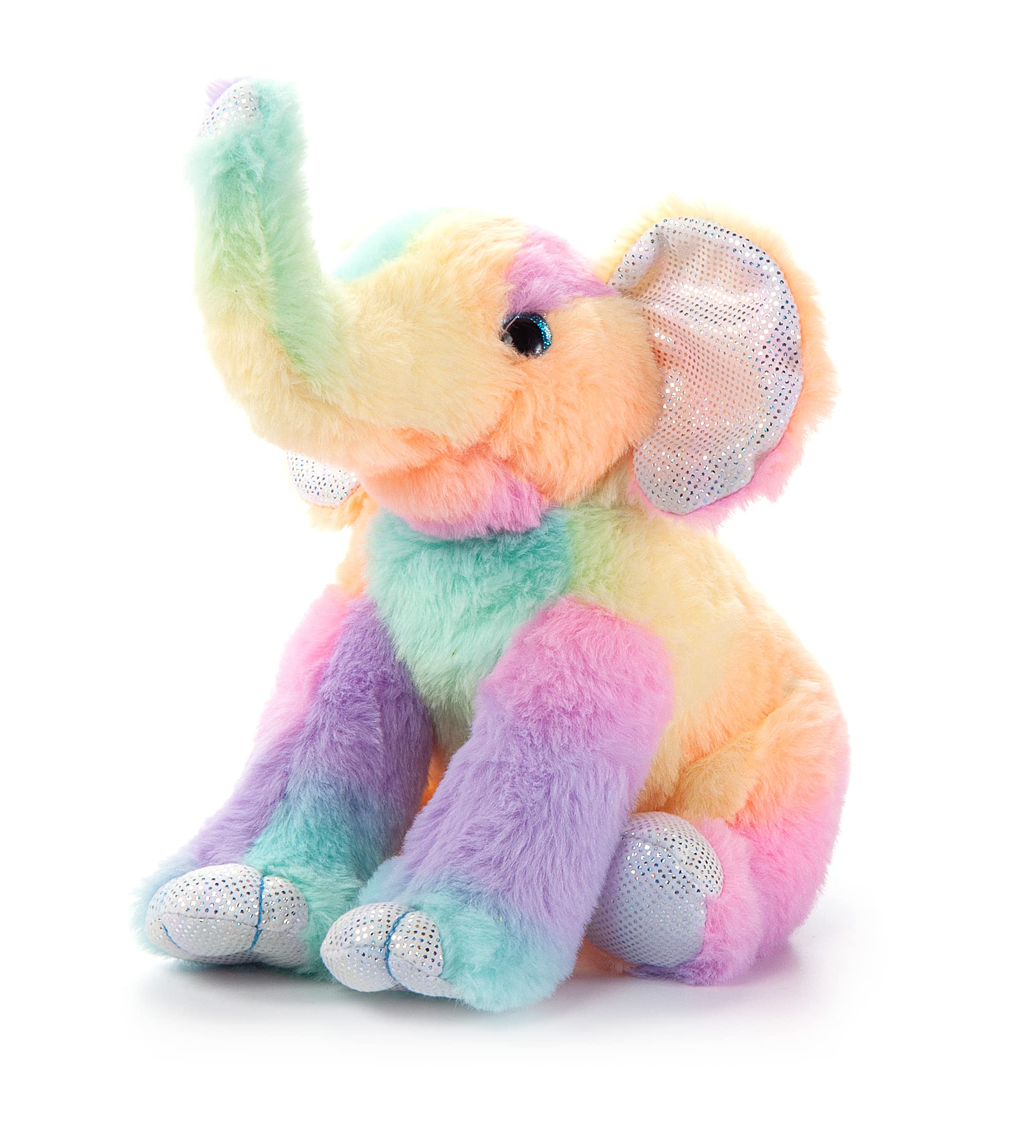 Amazon.com: The Petting Zoo Elephant Stuffed Animal Plushie, Ombrez ...