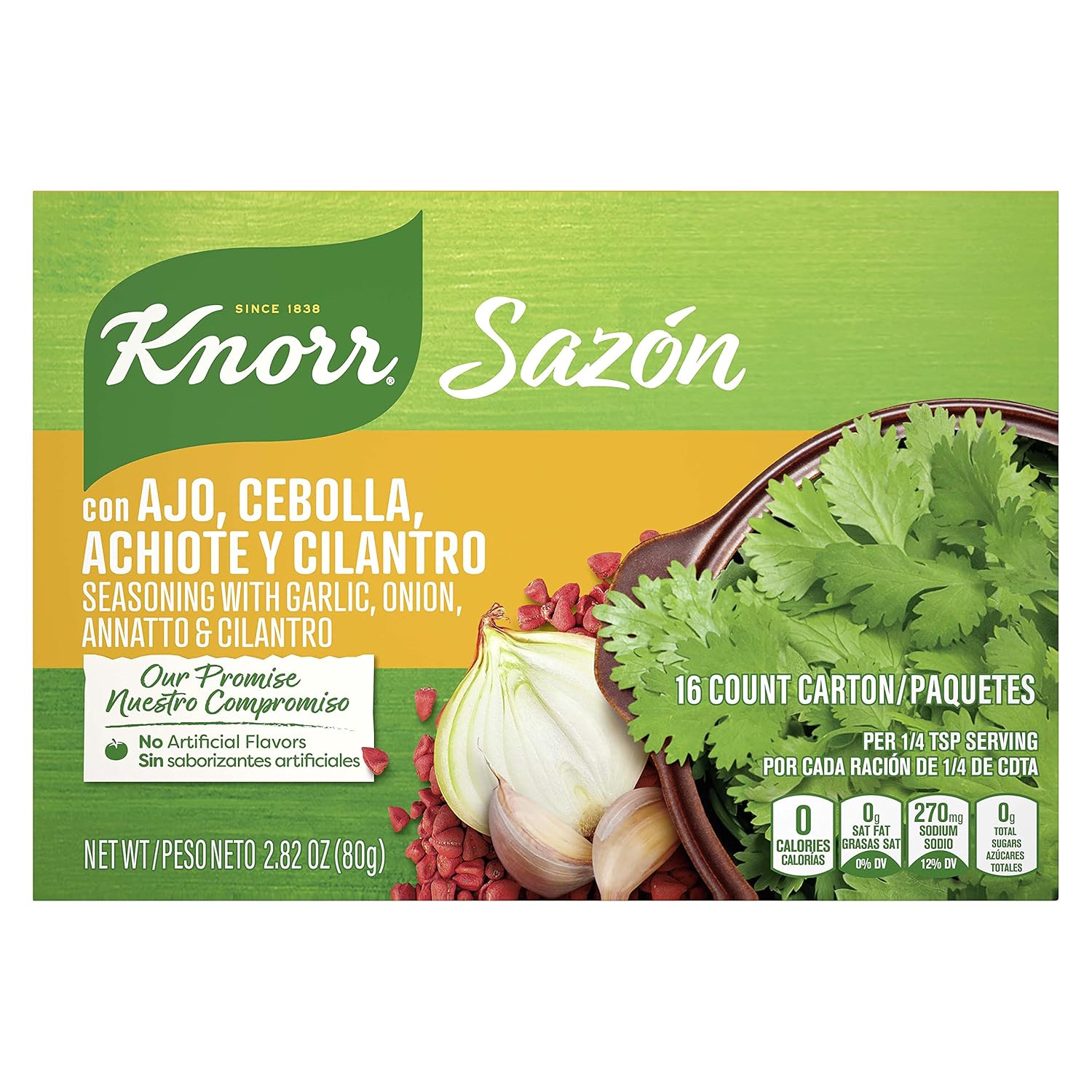 Amazon.com : Knorr Sazón Flavorful Seasoning For Sauce, Meat, Poultry ...