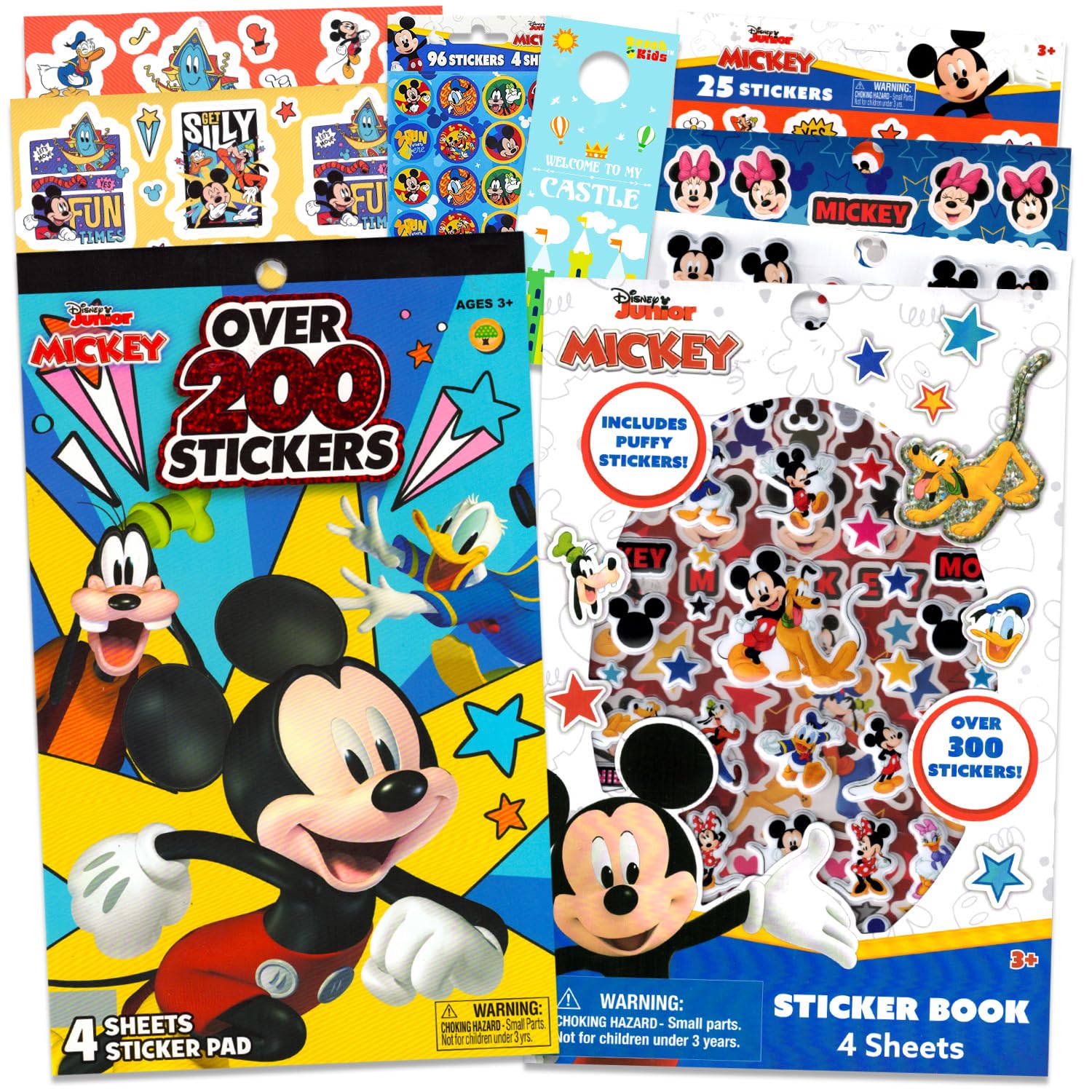 Amazon.com: Mickey Mouse Stickers for Toddlers - Mickey Stickers Bulk ...