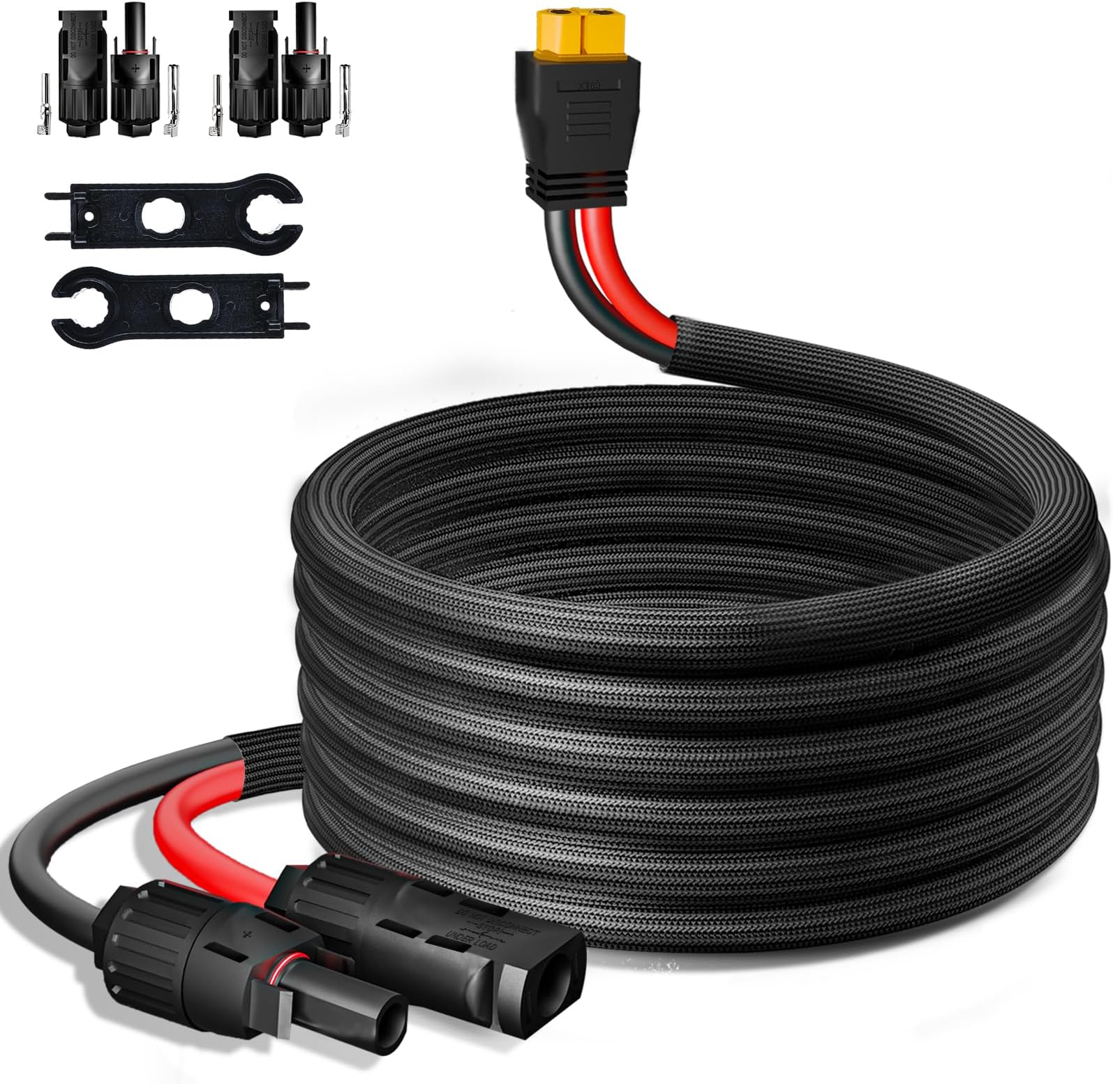 Amazon.com: Solar Panel Plug to XT60 Charge Cable,PixelMan,10AWG Solar ...