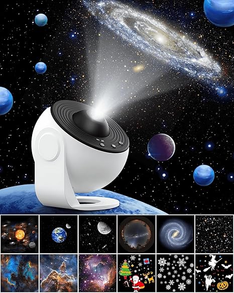 Amazon.com: AOIEORD Galaxy Projector Star Lights for Bedroom - 13 4K ...