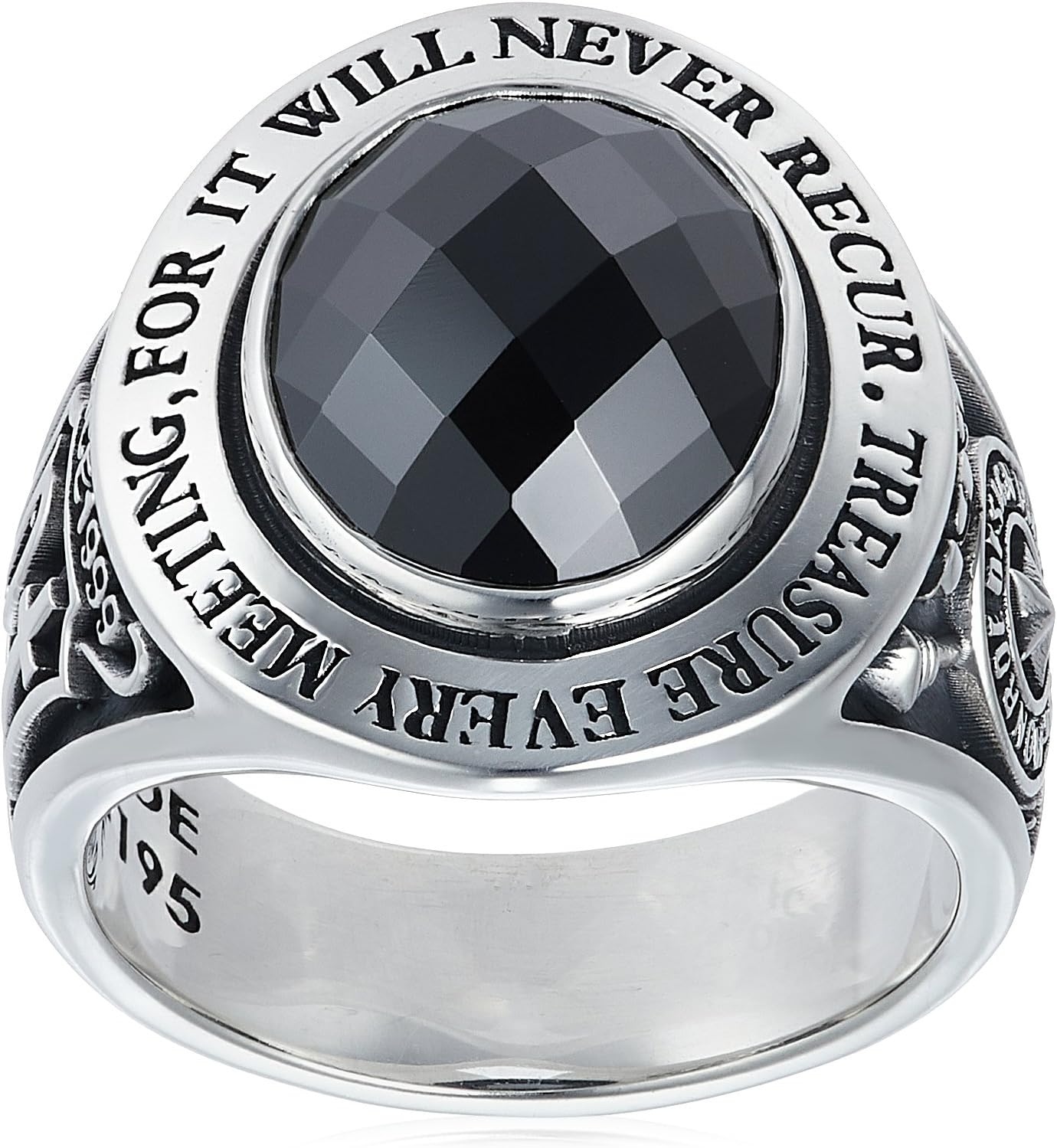 Amazon | [ドクターモンロー] Dr MONROE メッセージカレッジリング シルバー925 ブラックキュービック FC-195-SV-BCZ-20 日本サイズ20号 | リング 通販