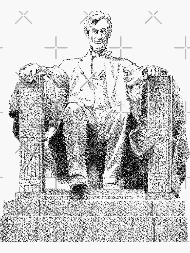 Amazon.com: Lincoln Memorial - Sticker Graphic - Auto, Wall, Laptop ...