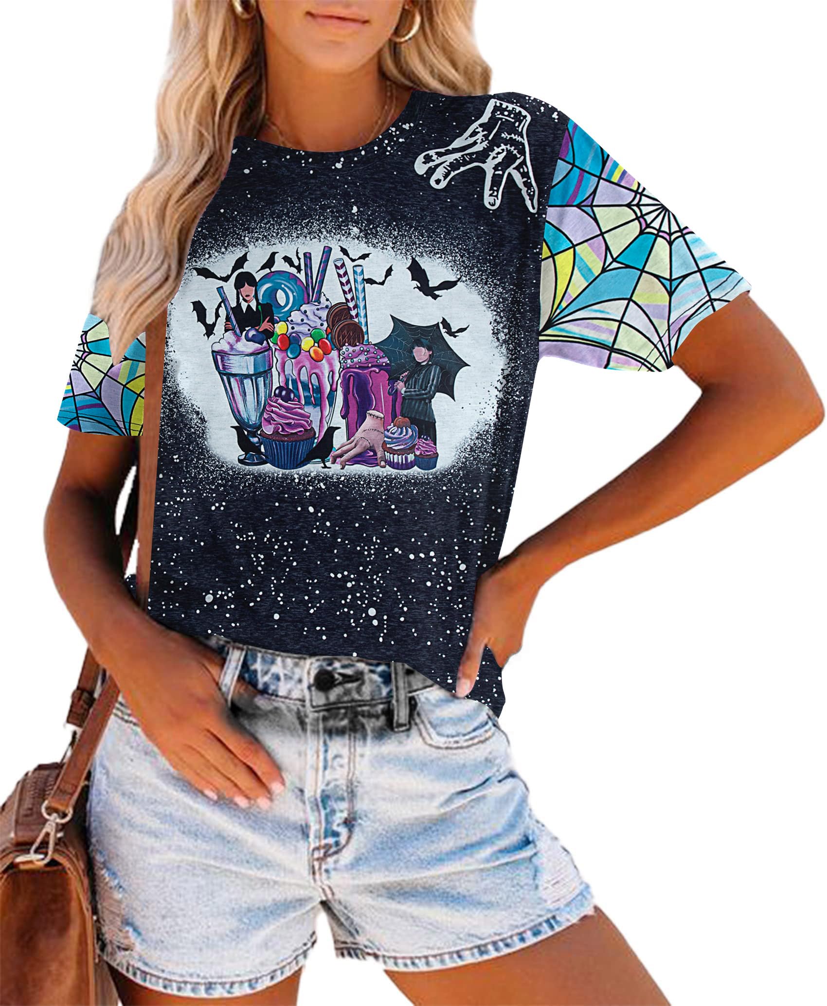 Wednesday Shirt Women Wednesday Addams Shirt Wednesday Coffee Print ...