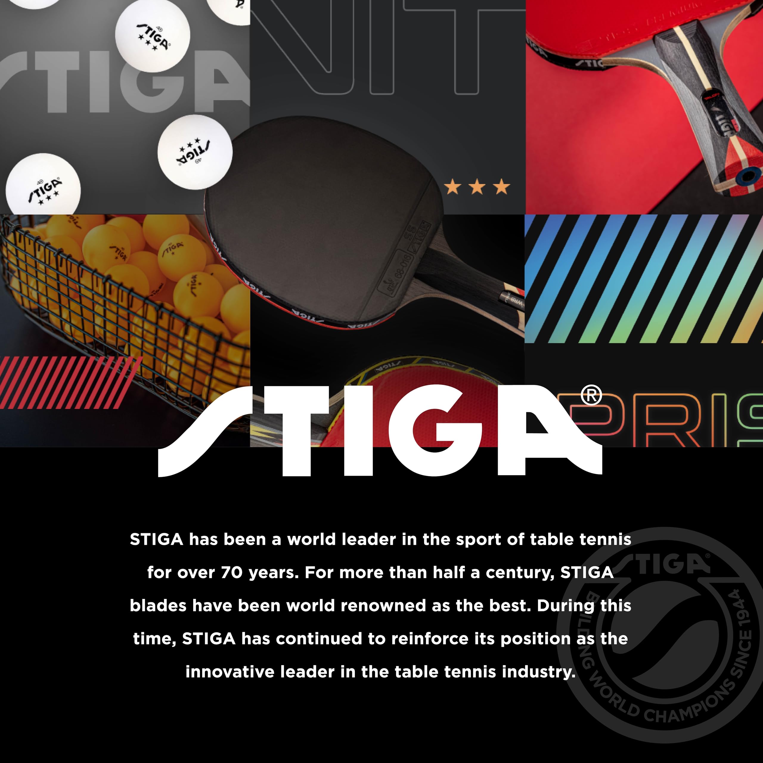 Snapklik.com : STIGA 24pk 3-Star Ping Pong Balls - USATT Approved ...