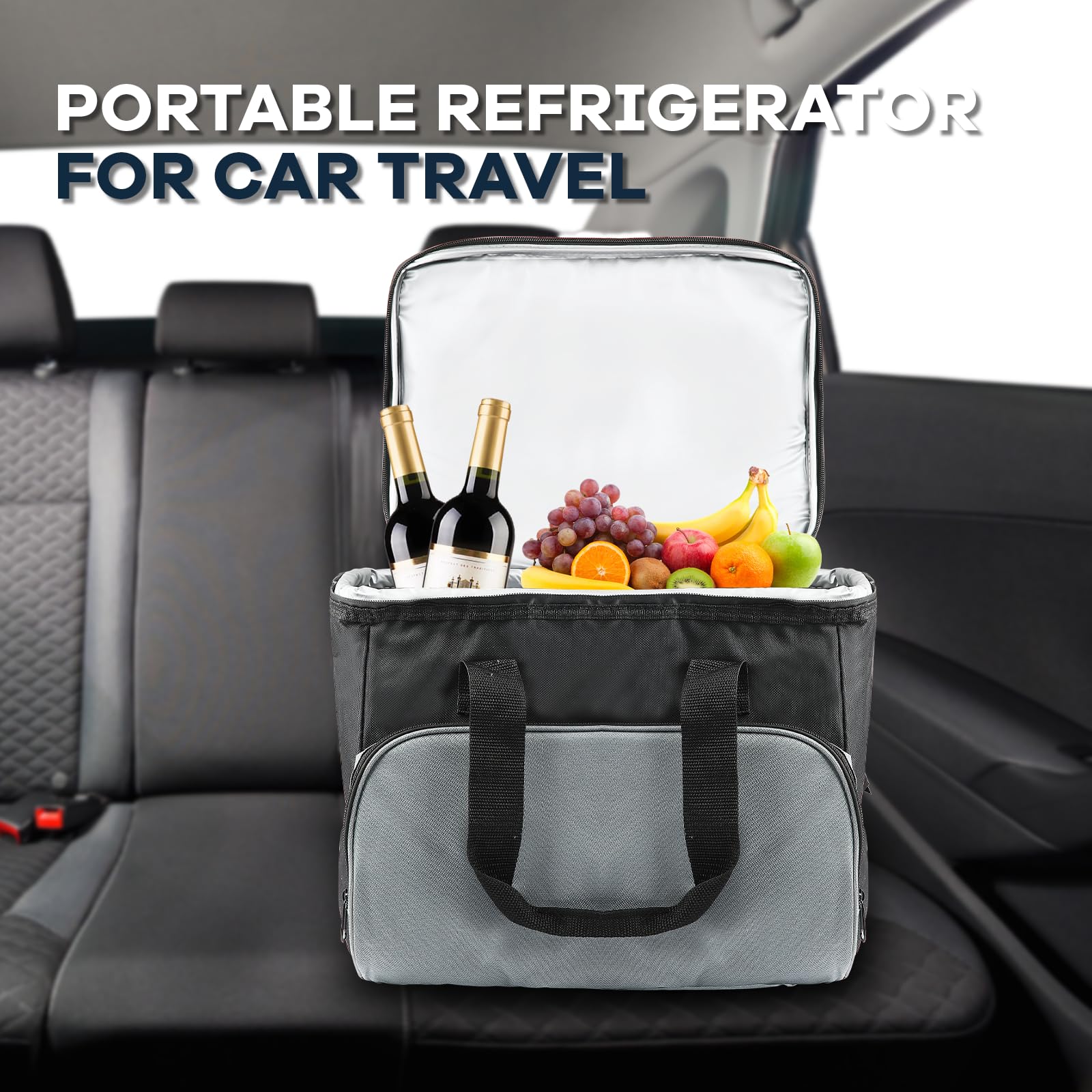 Portable Car Plug in Cooler Electric Cooler Bag for Vehicle,Truck 15L ...