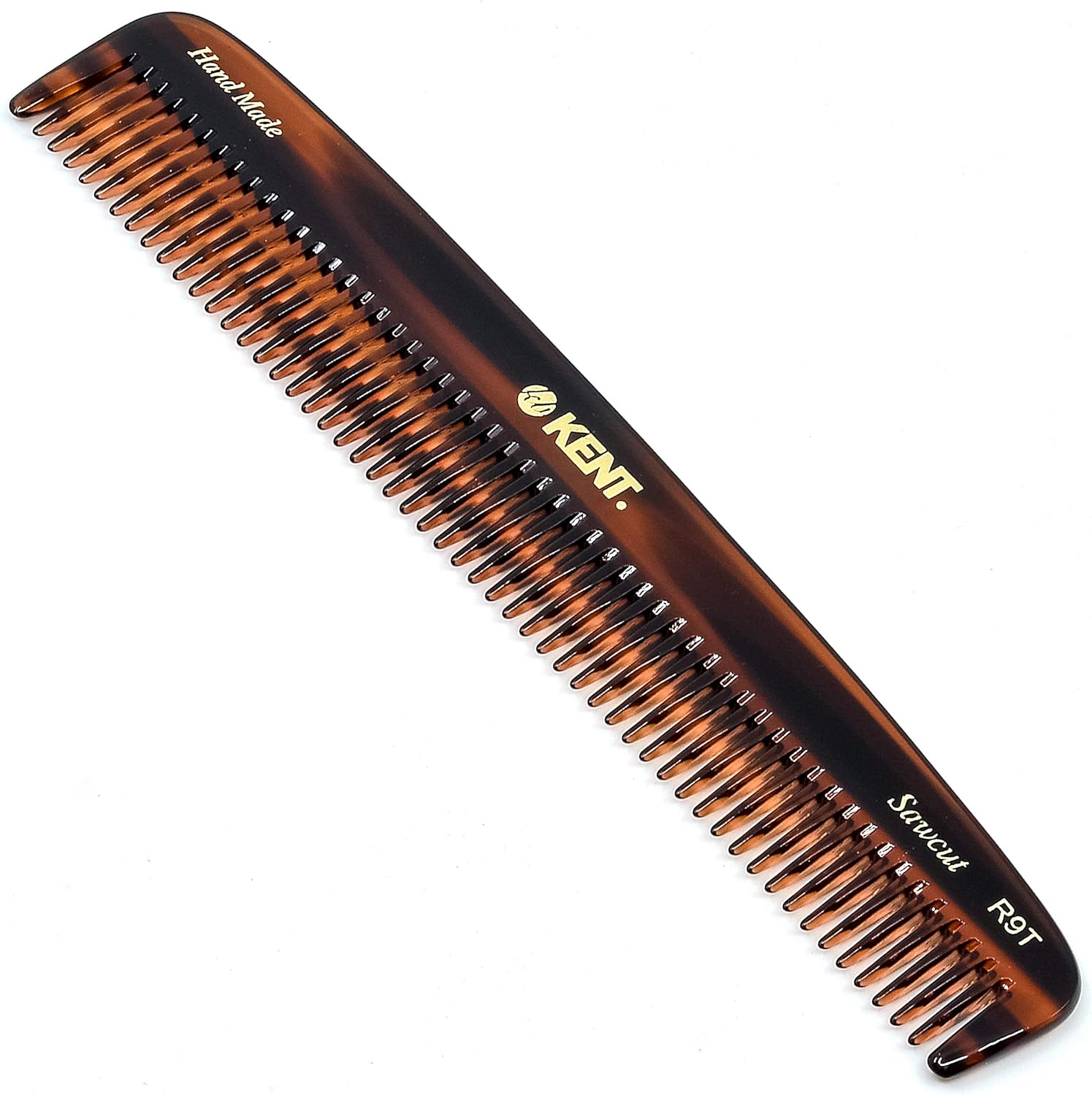 Kent Handmade Medium Coarse Toothed Dressing Hair Comb, 19 cm Length ...