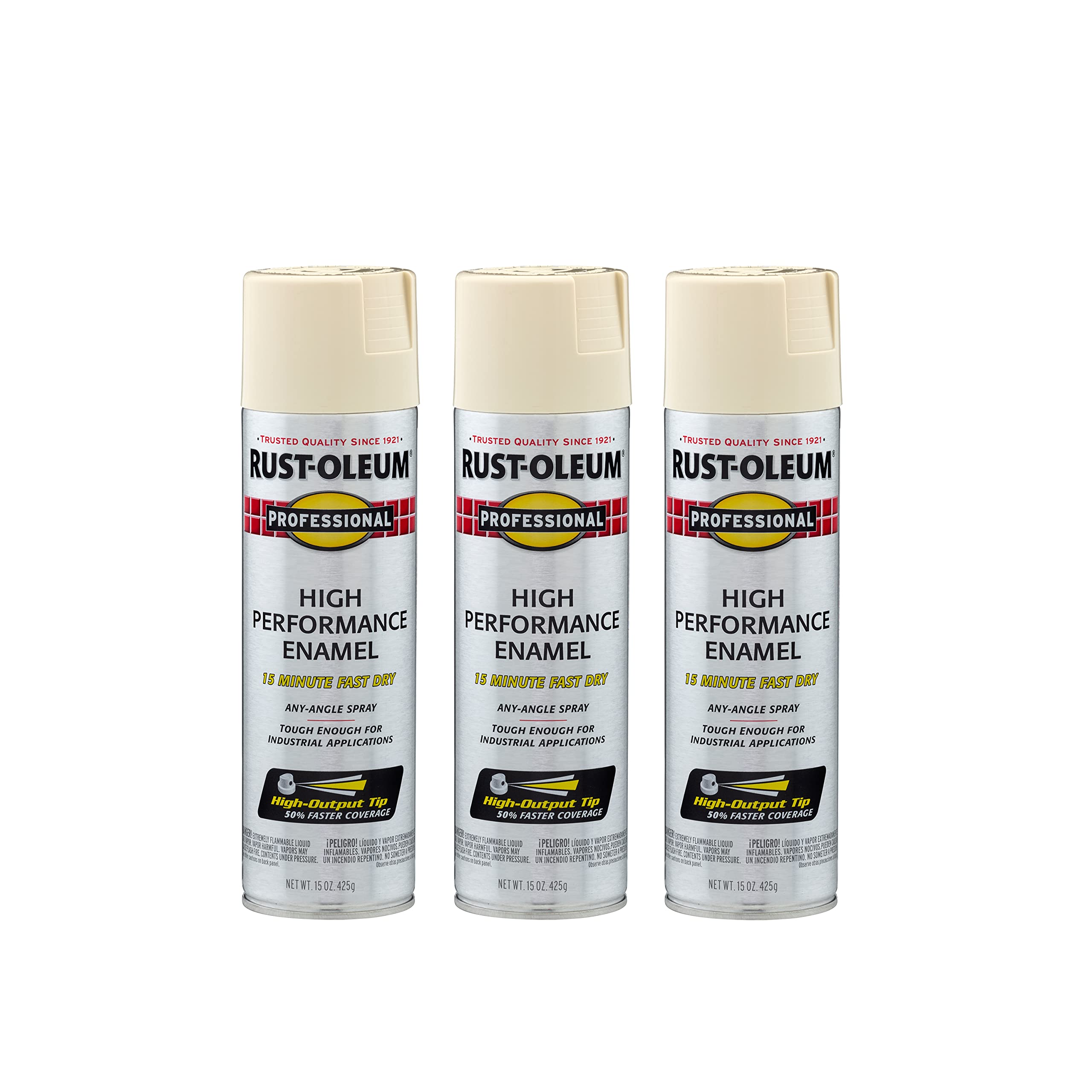 Rust-Oleum 7570838-3PK Professional High Performance Enamel Spray Paint ...