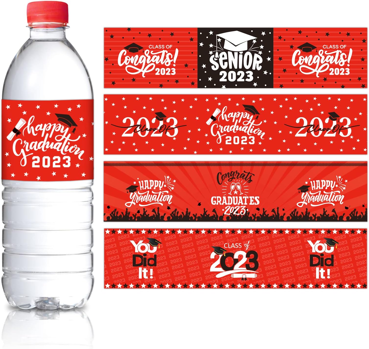 Amazon.com: D24TIME 24Pcs Graduation Stickers Labels 2023 Graduation ...