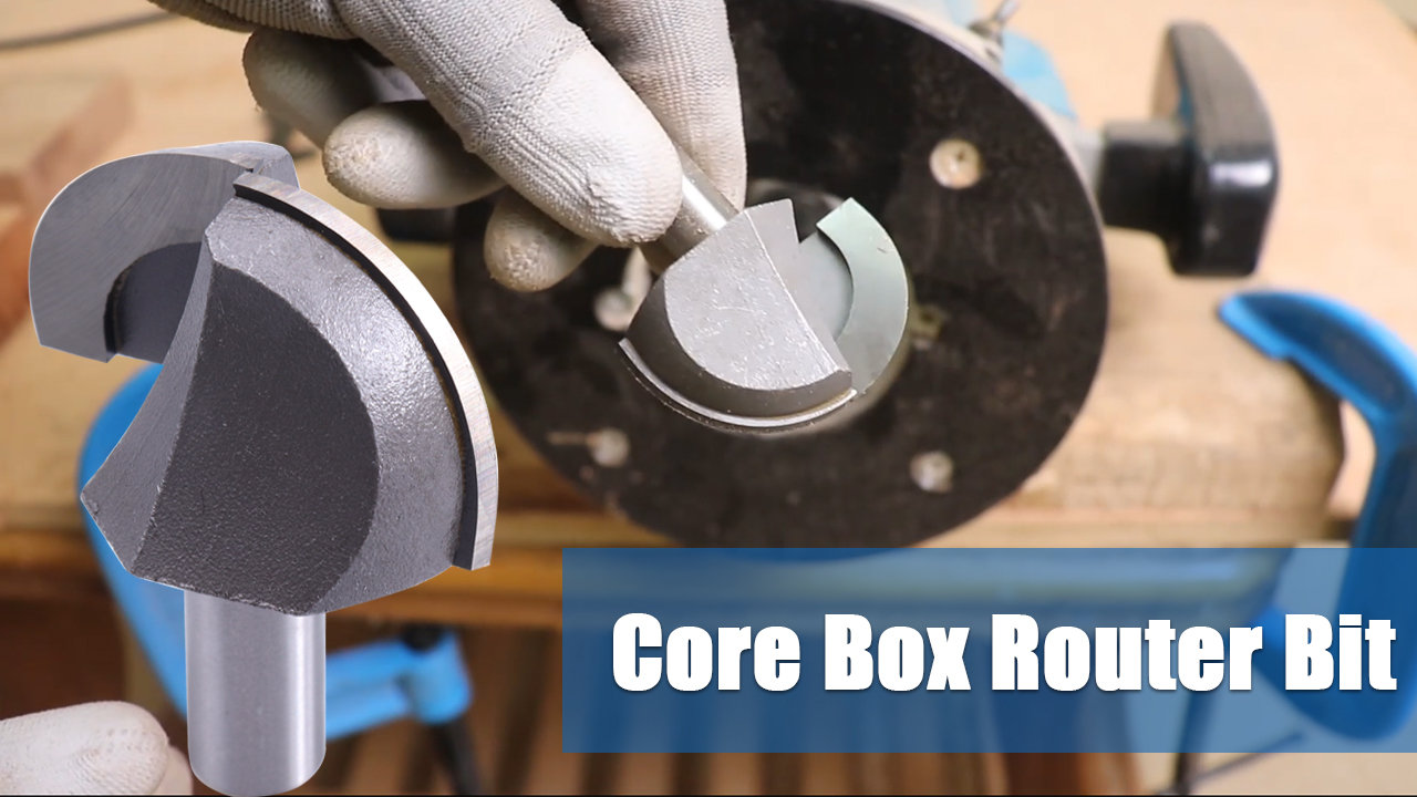 Watch Core Box Router Bit Set Double Flute Round Nose Router Bit on ...