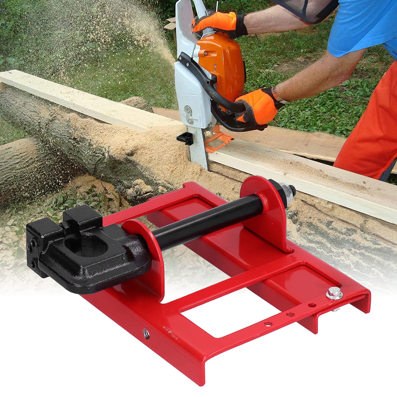 Chainsaw Mill, Lumber Cutting Guide Portable Sawmill Vertical Mini ...