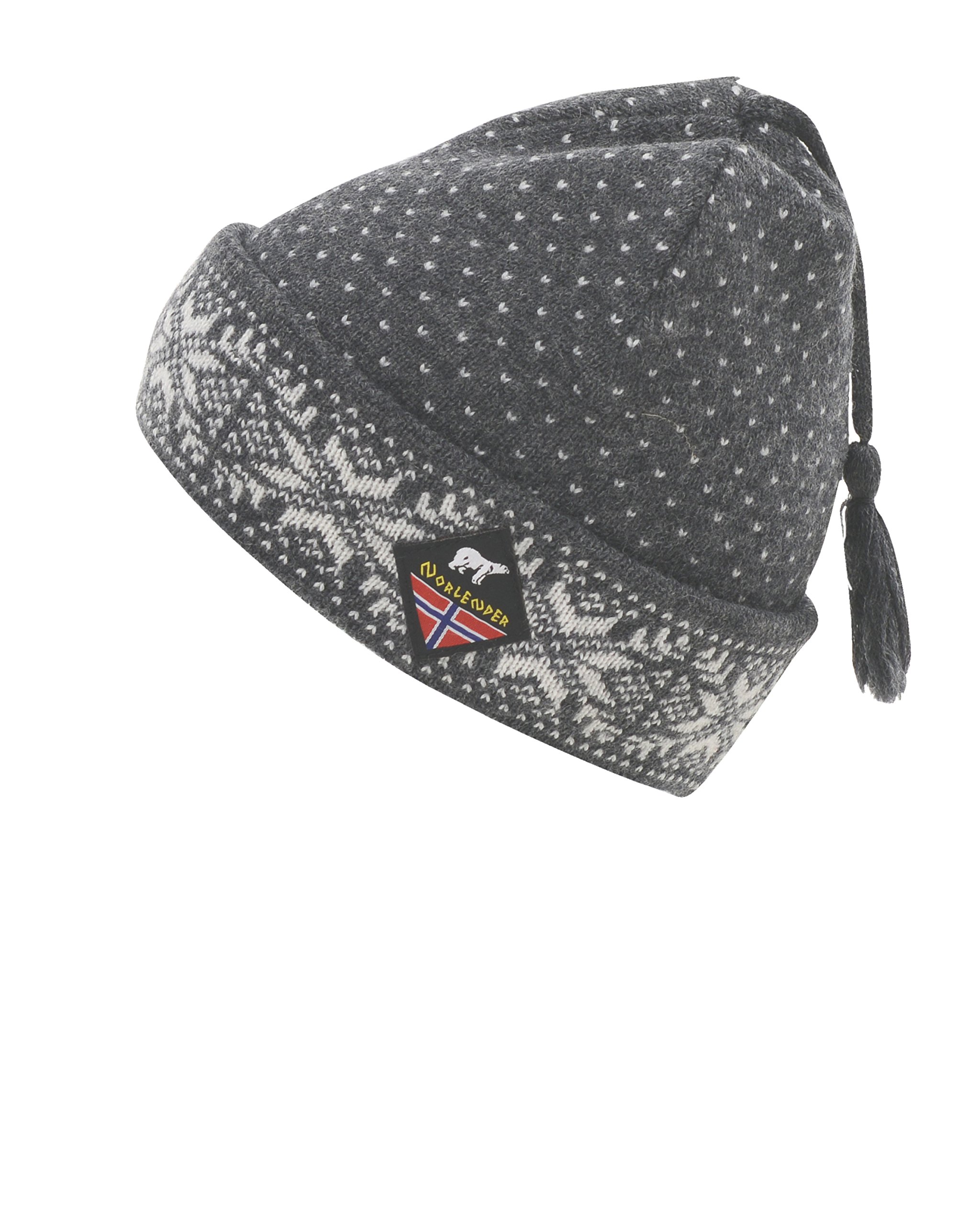 Norlender 100% Norwegian Wool Dot Print Hat (Grey) at Amazon Women’s ...