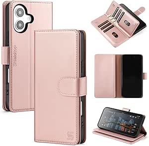 Amazon.com: Shieldtop Compatible with iPhone 16 Plus Wallet Case with Card Holder,Women Men RFID ...