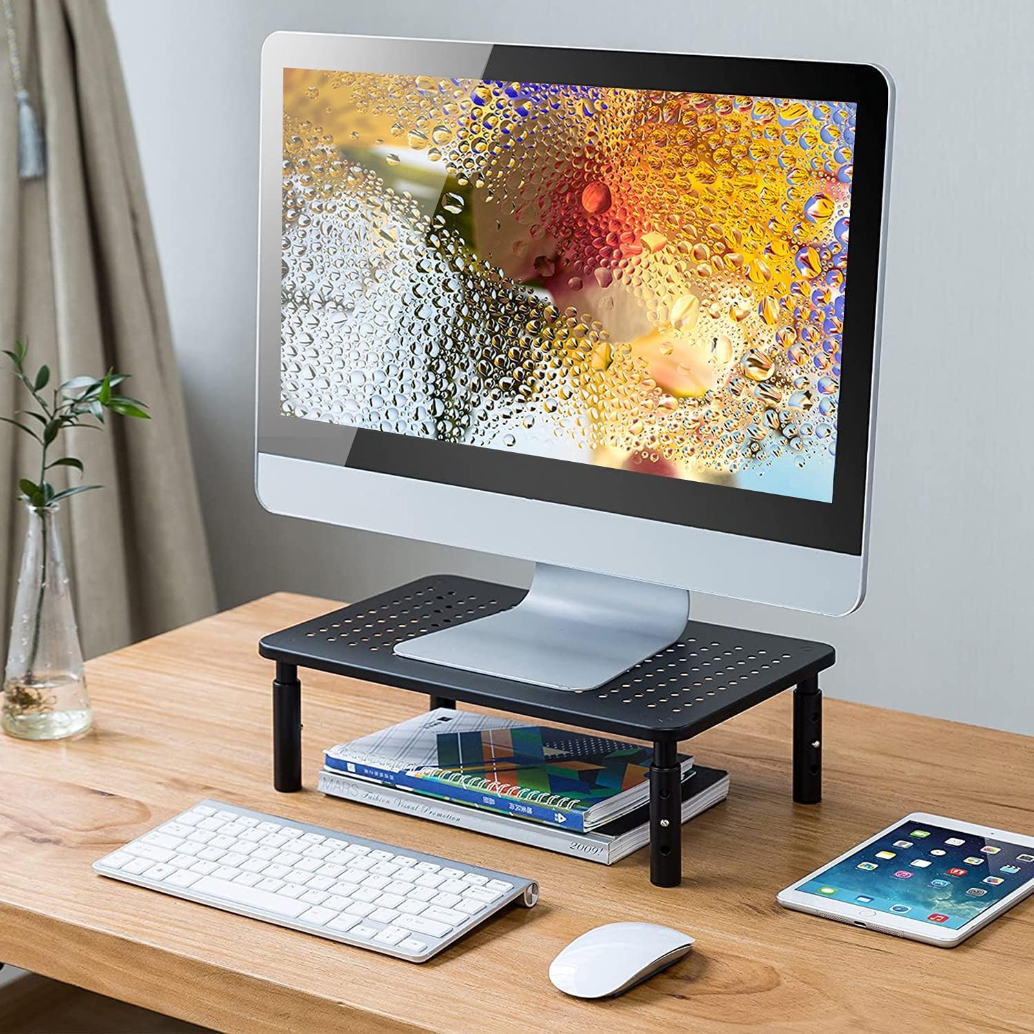 Snapklik.com : Suptek Monitor Stand Riser For Computer,Laptop,Printer ...
