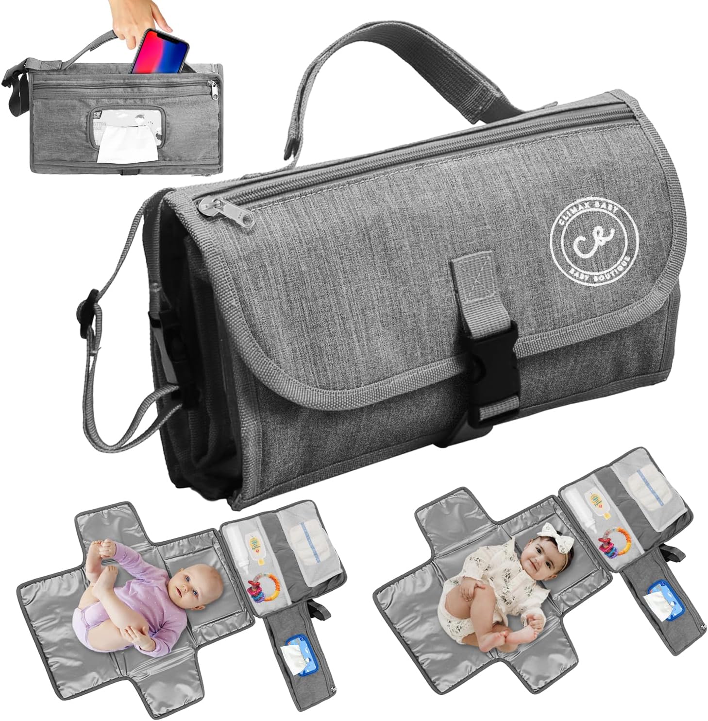 Amazon.com : Portable Diaper Changing Pad - Travel Diaper Changing Pad ...