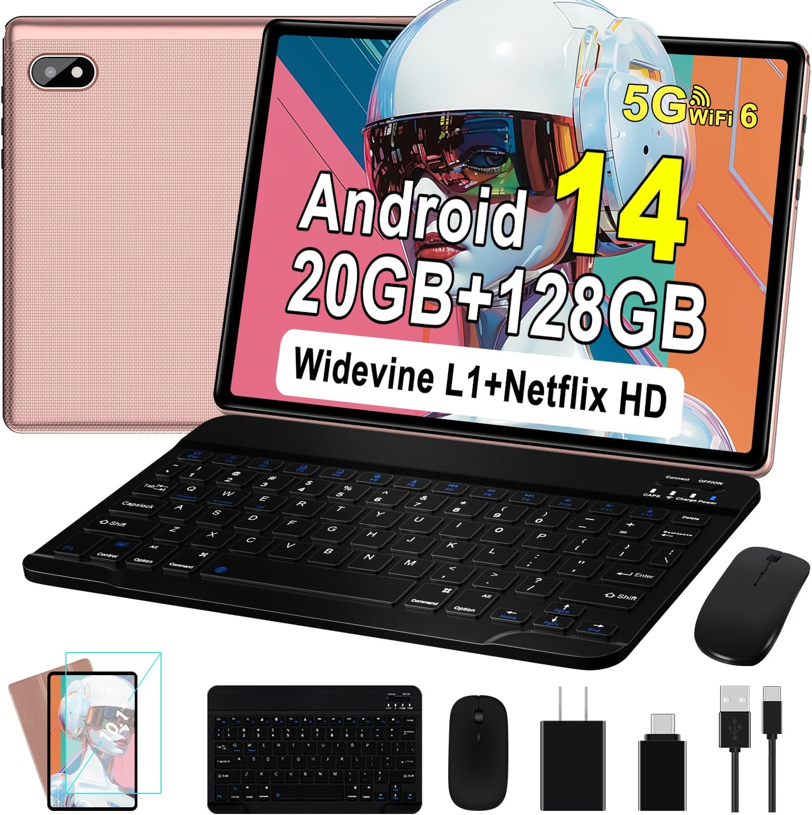 Amazon.com : 2024 Newest Android 14 Tablet, 4G Cellular Tablets with ...